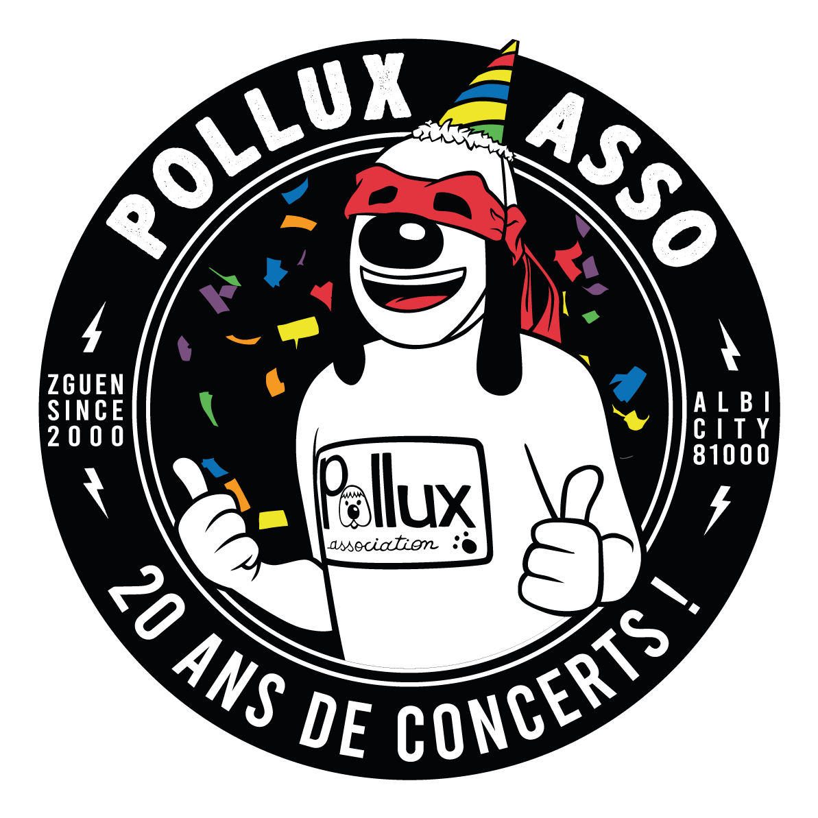 Nouveau logo pour les 20 ans de Pollux ! - Pollux Asso