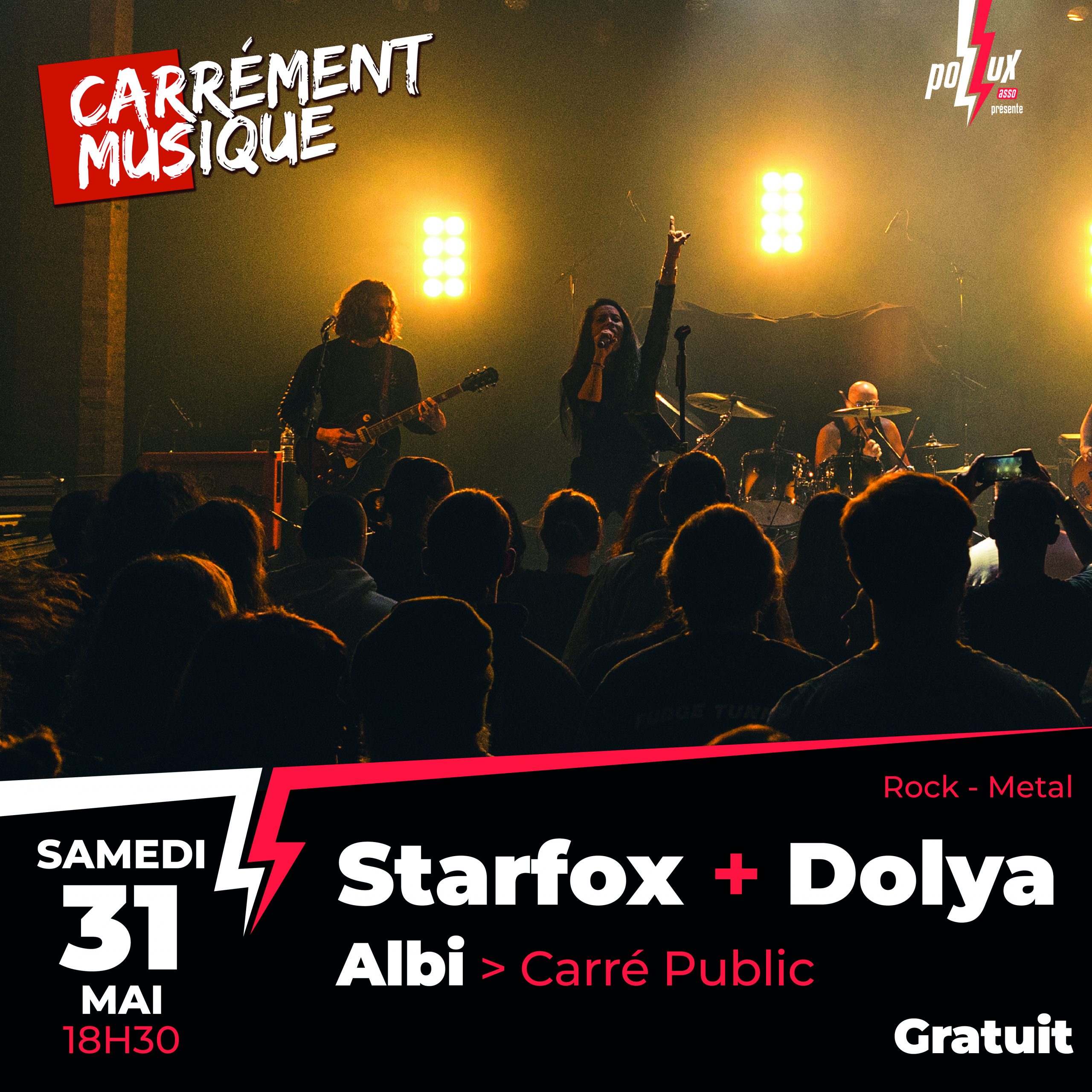 DOLYA + STARFOX [CARREMENT MUSIQUE] - Concert - Pollux Asso